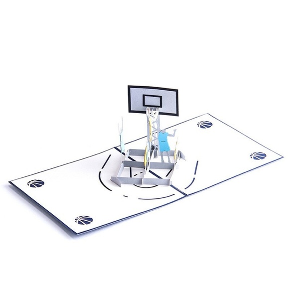 Independent | Party Supplies | 3d Basketball Popup Greeting Card Laser ...